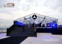 China Transparent  Roof Cover  20X40M Outdoor Event Tents With Inside Decoration for sale