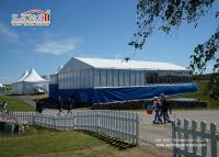 China Block Out White Marquee Tent With Glass Walls And ABS Walls For Outdoor Events for sale