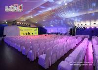 China 2000 People White PVC Sidewalls Outdoor Party Tent With Decoration For Party for sale