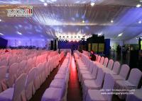 China 2000 People White PVC Sidewalls Outdoor Party Tent With Decoration For Party for sale