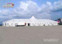 China Conference High Peak Tents Tent Flame Retardant With Wooden Floor for sale