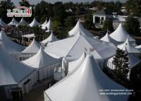 China Conference High Peak Tents Tent Flame Retardant With Wooden Floor for sale
