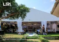 China Commercial Luxury Wedding Tents Permanent 12m Span Marquee Party Event Tents for sale
