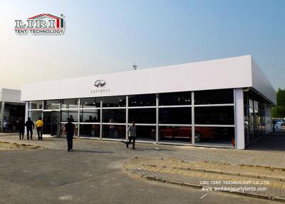 China Car Showroom Outdoor Event Tents With Glass Wall for Car Exhibition for sale