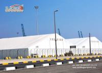 China 2000 Capacity  Aluminum Frame Outdoor Exhibition Tents 25m x 80m with Wind Resistant PVC for sale