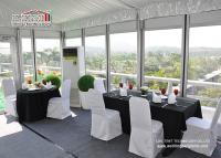 China Outdoor Party Catering Tent Commercial Party Tent with Luxury Glass Wall for sale