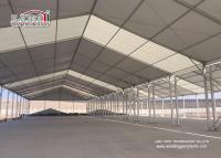 China 20X80m White Aluminum and PVC Warehouse Tent for Temporary Storage Structures for sale