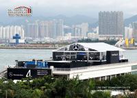 China Outdoor Aluminum Frame Event Tent With Clear Top For High Class New Product Launch for sale