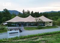 China Triple Top Luxury Glamping Tents For Hotel Restaurant Temperature Resistance for sale