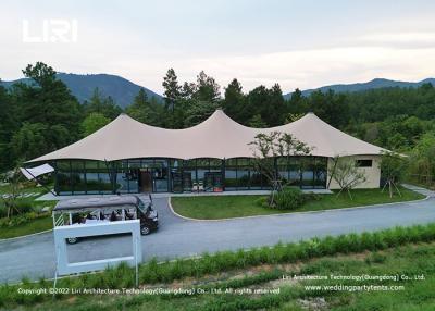 China Triple Top Luxury Glamping Tents For Hotel Restaurant Temperature Resistance for sale