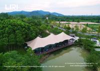 China Triple Top Luxury Glamping Tents For Hotel Restaurant Temperature Resistance for sale