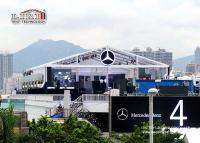 China Strong White Outdoor Heavy Duty Party Tents With Glass Walls And ABS Walls for sale