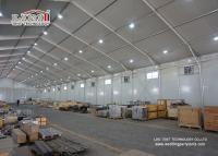 China Solid Sidewall Warehouse Tent , Aluminum Structure Long Life Span Building for sale