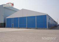 China Portable Large Clear Span Warehouse Tents Aluminum Material Structure With Sandwich Panel for sale