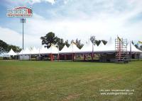 China 5X5M White Outdoor Event Tents With High Peak for Catering and Wine Festival for sale