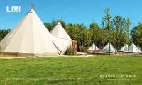 China Outdoor Large Tipi Tent For Glamping Canvas Camping Tent for sale