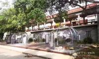 China Garden Crystal House Dome Glamping Tent For Resort for sale