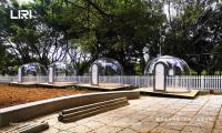 China Garden Crystal House Dome Glamping Tent For Resort for sale