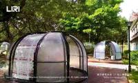 China Garden Crystal House Dome Glamping Tent For Resort for sale