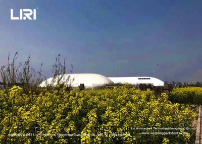 China Safety Air Supported Inflatable Membrane Structure Dome Building Ice Hockey Hall for sale