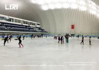 China Safety Air Supported Inflatable Membrane Structure Dome Building Ice Hockey Hall for sale