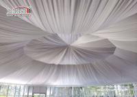 China Commercial Aluminum 20x50m Luxury Wedding Ceremony Tent With Decoration Furnitures for sale
