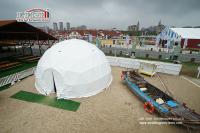 China Steel and PVC Geodesic Event Dome Tent for Beer Festival , geo shelter dome tent for sale