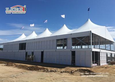 China Metal Aluminum Outdoor High Peak Tents White Color FOR Party , Trade Show , Celebration for sale