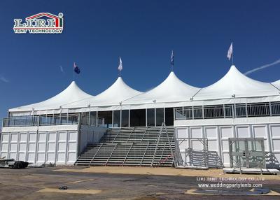 China 25M x 50M  Double Decker High Peak Tents with ABS Hard Wall for Beer Festival for sale