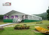 China 500 People Luxury Wedding Tents with Roof Lining and Curtains for Weddings and Parties for sale