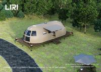 China Wooden Structure Panorama Dome Tent Luxury Glamping Tent for sale