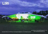 China Large Khaki Color 200 Seated Outdoor Stretch Tents for Carnival Wedding Beach Party for sale