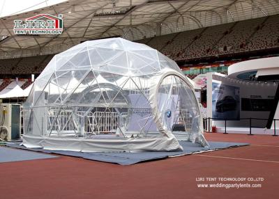China Transparent Half Sphere Tent Used for Outdoor Sport Event with High Quality Steel and PVC material for sale