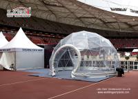 China Transparent Half Sphere Tent Used for Outdoor Sport Event with High Quality Steel and PVC material for sale