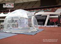 China Transparent Half Sphere Tent Used for Outdoor Sport Event with High Quality Steel and PVC material for sale