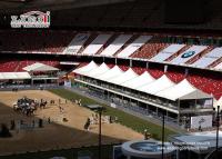 China 20M x 50M High Peak  Double Decker Tents with ABS Hard Wall for VIP luxury lounge for sale