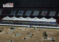 China 20M x 50M High Peak  Double Decker Tents with ABS Hard Wall for VIP luxury lounge for sale