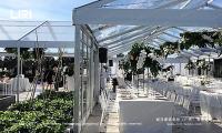 China Outdoor Event Party Transparent PVC Wedding Tent 100km/hour Wind Loading for sale