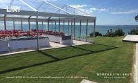 China Outdoor Event Party Transparent PVC Wedding Tent 100km/hour Wind Loading for sale