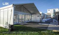 China Outdoor Glass Sidewall Event Party Tent With Aluminum Alloy Frame for sale