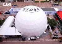 China 25m Outdoor Round Commercial Geodesic Dome Tents Spherical Show Canopy For Event for sale