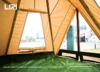 China 2 People Waterproof Luxury Outdoor Wooden Pole Mini Tipi Tent Family Kids Camping for sale