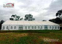China 15m by 40m White PVC Waterproof Luxury Wedding Tents , White Wedding Reception Tent for sale