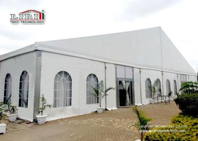 China 15m by 40m White PVC Waterproof Luxury Wedding Tents , White Wedding Reception Tent for sale