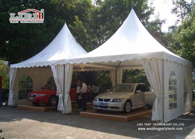 China White Color Gazebo Canopy Tent Aluminum Frame With Flooring And Roof Lining Curtain for sale