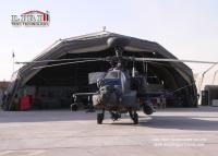 China 20M X 30M Portable Aluminum White Aircraft Hangar Tent for Military Helicopter and Fixed Wing for sale