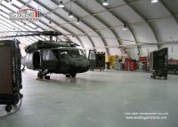 China 20M X 30M Portable Aluminum White Aircraft Hangar Tent for Military Helicopter and Fixed Wing for sale