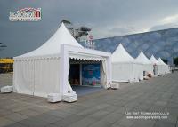 China Pagoda Tent / White Outdoor Event Tents with aluminum and PVC material for sale