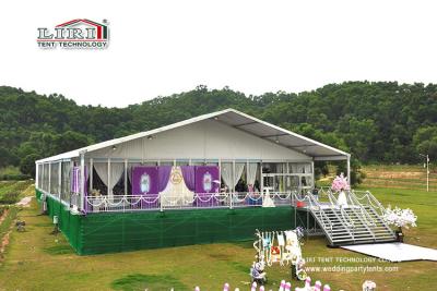 China 20m Width luxury wedding ceremony tent for 500 people capacity wedding parties for sale