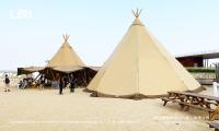 China Outdoor Event Large Tipi Tent Camping Tent Multifunctional for sale